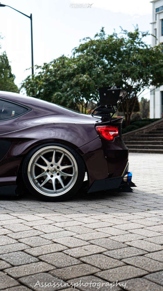 2013 Scion FR-S Base with 18x10.5 Aodhan DS02 and Barum 255x35 on ...