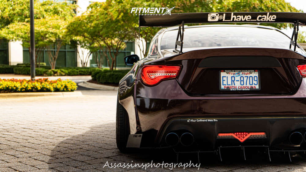 2013 Scion FR-S Base with 18x10.5 Aodhan DS02 and Barum 255x35 on ...