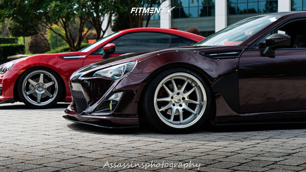 2013 Scion FR-S Base with 18x10.5 Aodhan DS02 and Barum 255x35 on ...