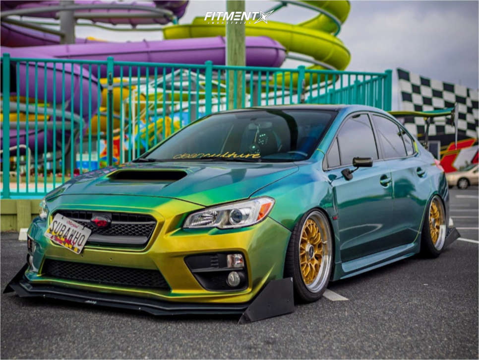 2015 Subaru WRX Premium with 18x8.5 Rotiform Lsr and Achilles 245x45 on ...