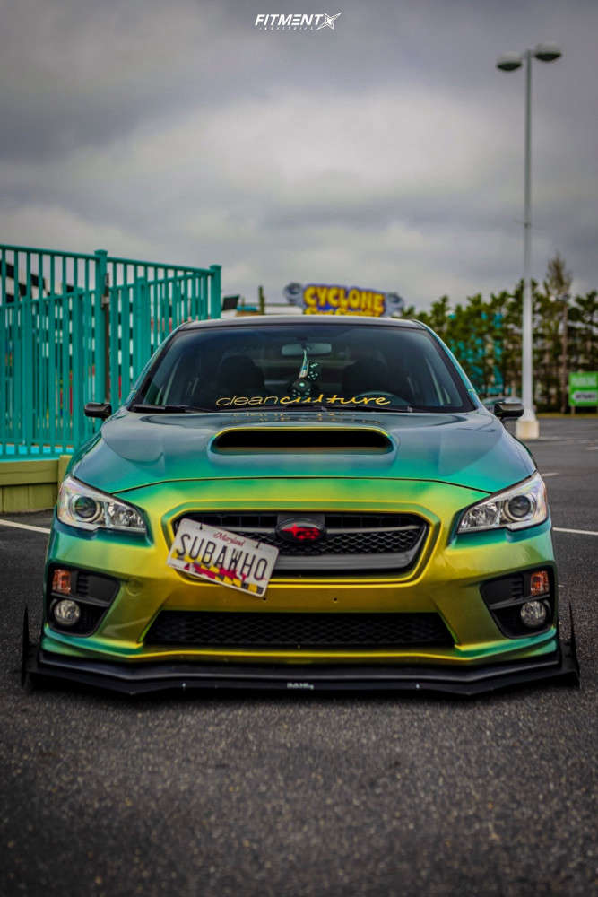 2015 Subaru WRX Premium with 18x8.5 Rotiform Lsr and Achilles 245x45 on ...