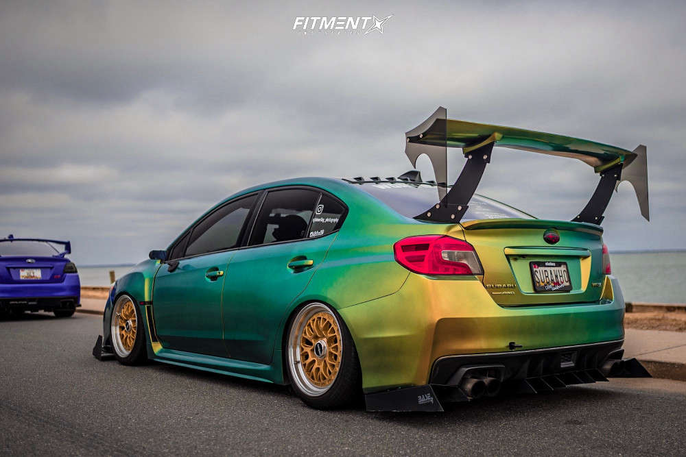 2015 Subaru WRX Premium with 18x8.5 Rotiform Lsr and Achilles 245x45 on ...