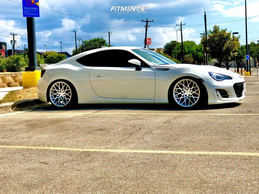 2018 Subaru BRZ Limited with 18x9.5 Rotiform Blq and Federal 225x35 on ...