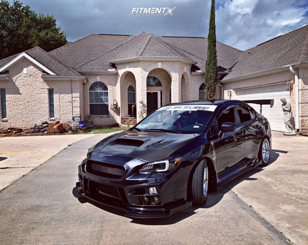 2018 Subaru WRX Base with 18x10 Avant Garde F120 and Michelin 265x35 on ...