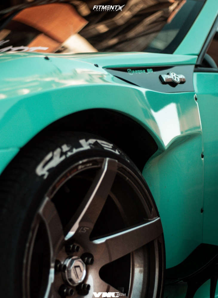 2016 Scion FR-S Base with 18x9.5 Cosmis Racing S1 and Falken 265x35 on ...