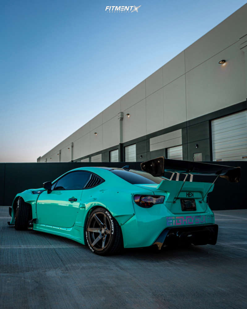 2016 Scion FR-S Base with 18x9.5 Cosmis Racing S1 and Falken 265x35 on ...