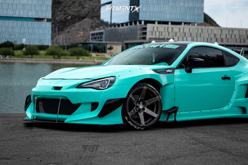 2016 Scion FR-S Base with 18x9.5 Cosmis Racing S1 and Falken 265x35 on ...