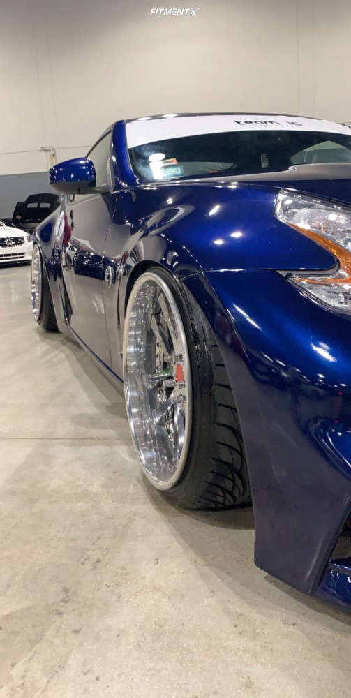 2016 Nissan 370Z Sport Tech with 19x10.5 Weds Lxz and Federal 225x35 on ...