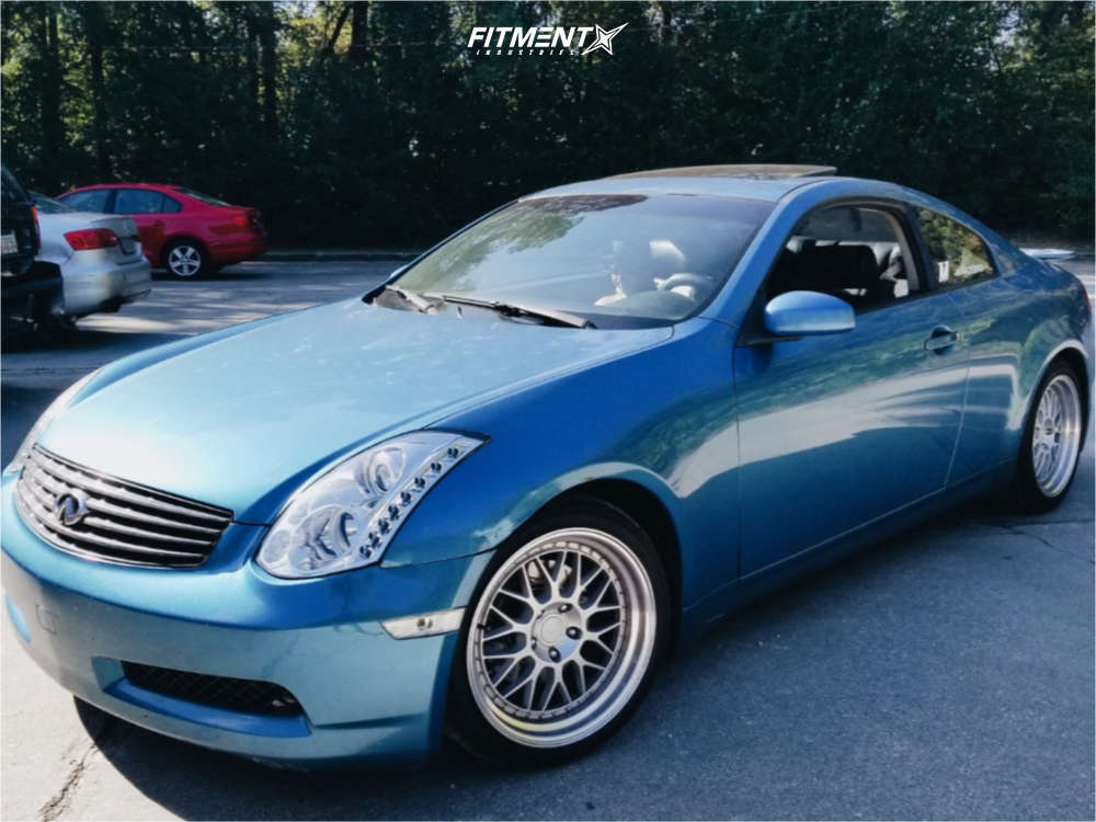 2003 INFINITI G35 Base with 18x9.5 Aodhan Ah02 and Vercelli 255x35 on ...