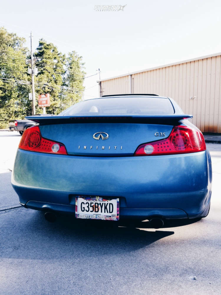 2003 INFINITI G35 Base with 18x9.5 Aodhan Ah02 and Vercelli 255x35 on ...