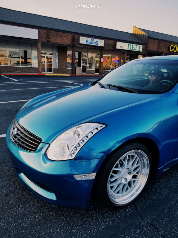 2003 INFINITI G35 Base with 18x9.5 Aodhan Ah02 and Vercelli 255x35 on ...