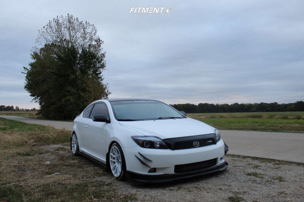 2009 Scion TC Base with 17x9 JNC JNC030 and Nitto 205x40 on Lowering ...