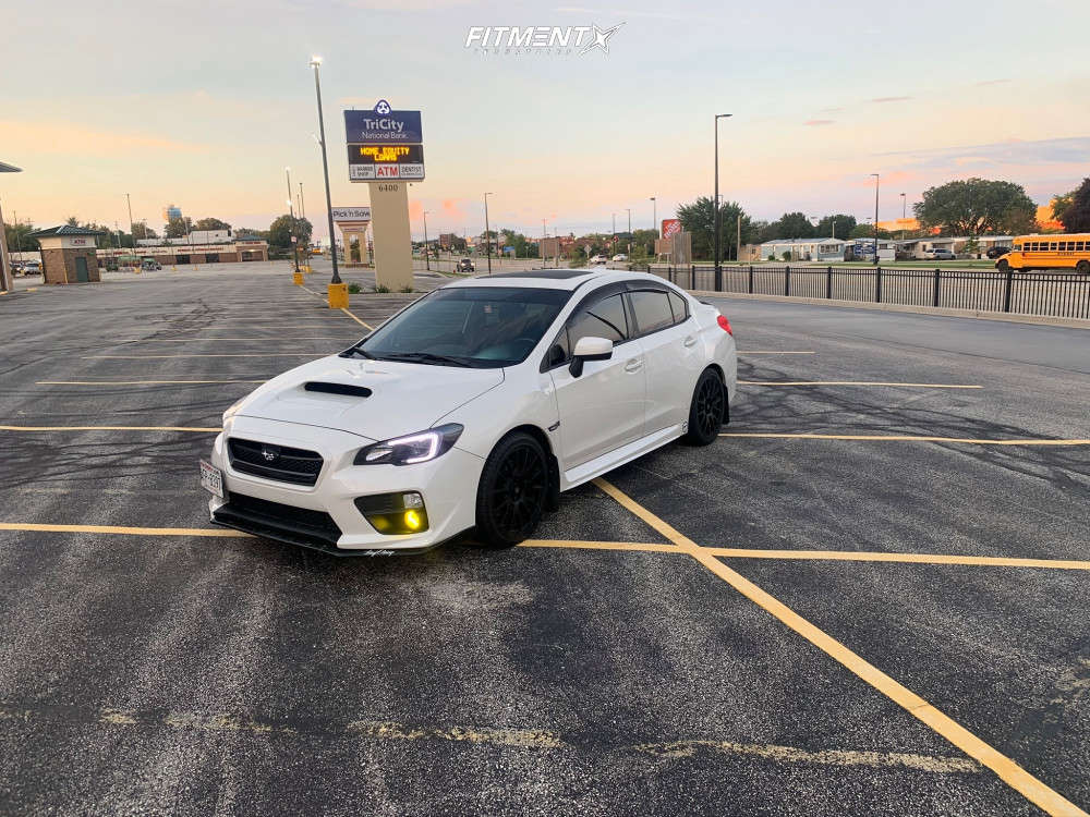 2017 Subaru WRX Premium with 18x8.5 Motegi Mr118 and Dunlop 245x40 on ...