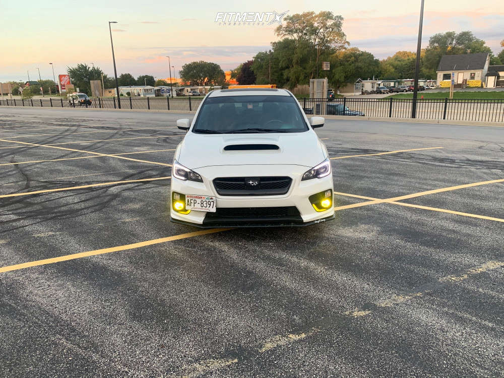 2017 Subaru WRX Premium with 18x8.5 Motegi Mr118 and Dunlop 245x40 on ...