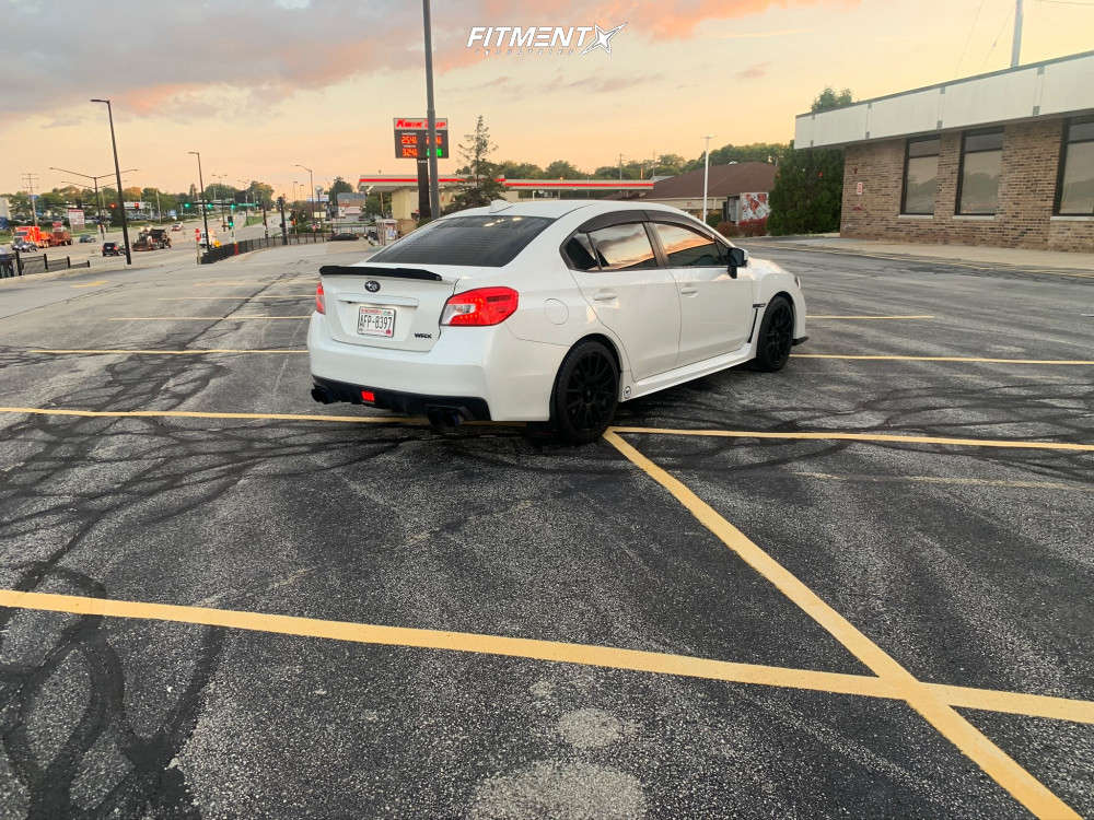 2017 Subaru WRX Premium with 18x8.5 Motegi Mr118 and Dunlop 245x40 on ...