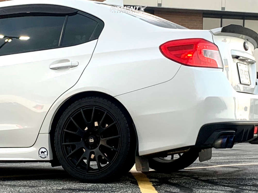 2017 Subaru WRX Premium with 18x8.5 Motegi Mr118 and Dunlop 245x40 on ...