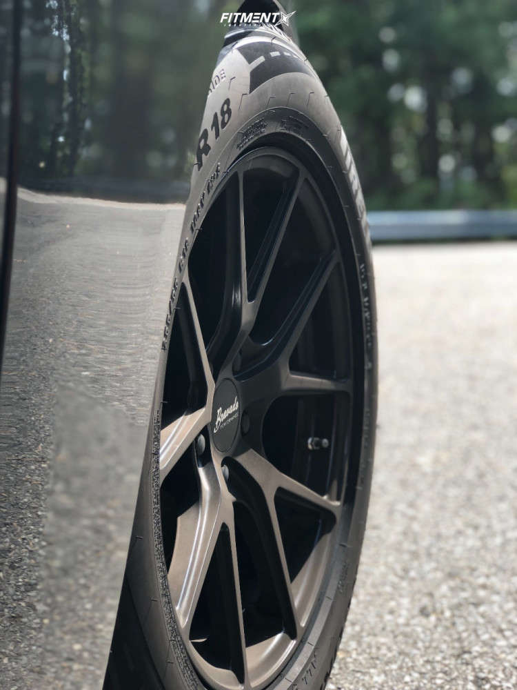 2012 Dodge Charger Pursuit with 18x9 Bravado Tribute and Pirelli 255x55 ...