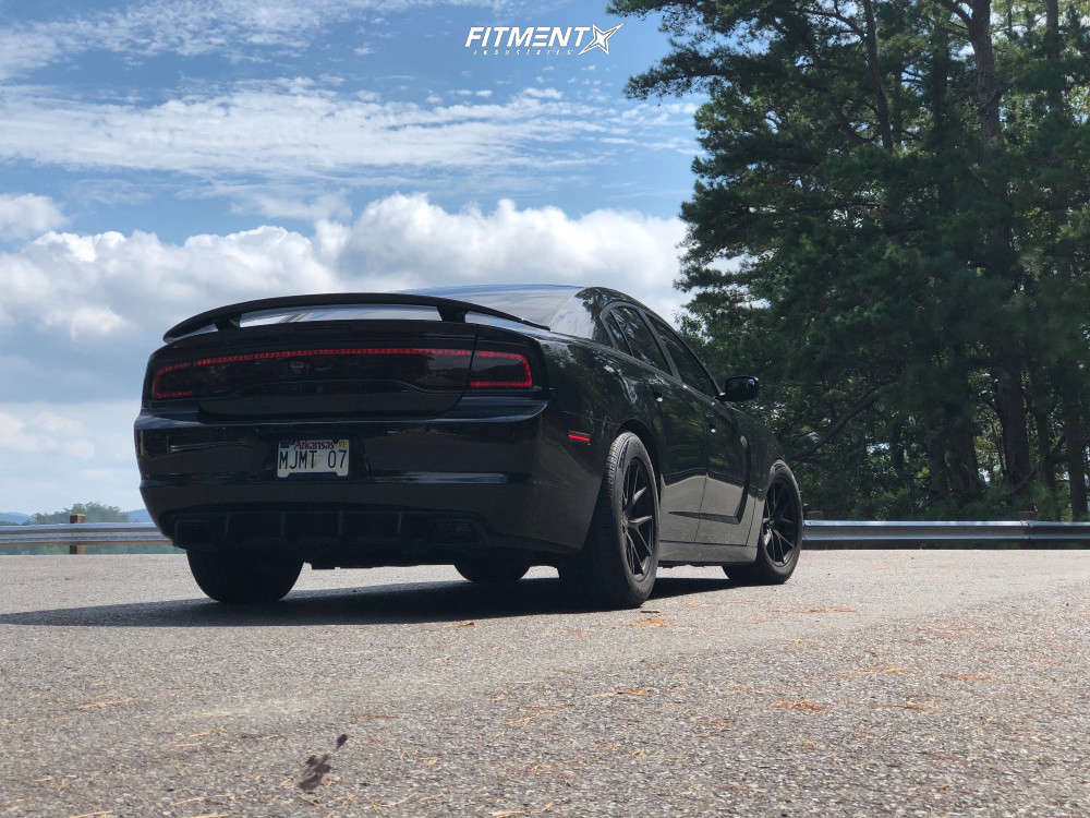 2012 Dodge Charger Pursuit with 18x9 Bravado Tribute and Pirelli 255x55 ...