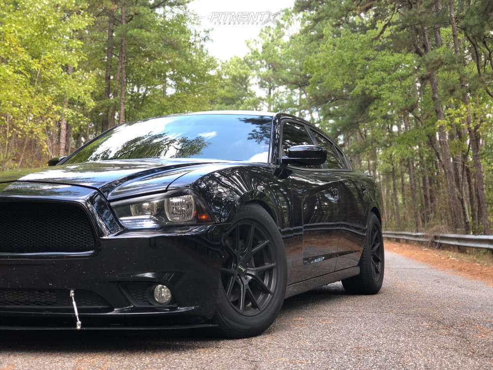 2012 Dodge Charger Pursuit with 18x9 Bravado Tribute and Pirelli 255x55 ...
