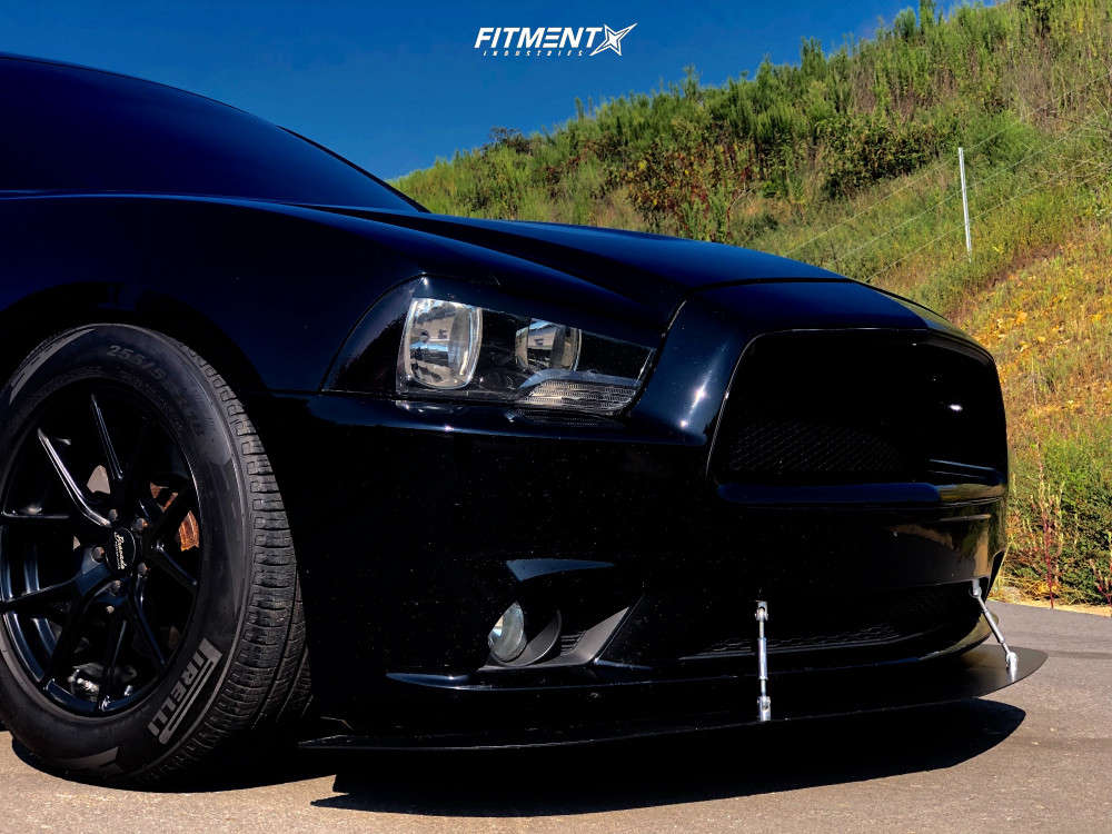 2012 Dodge Charger Pursuit with 18x9 Bravado Tribute and Pirelli 255x55 ...