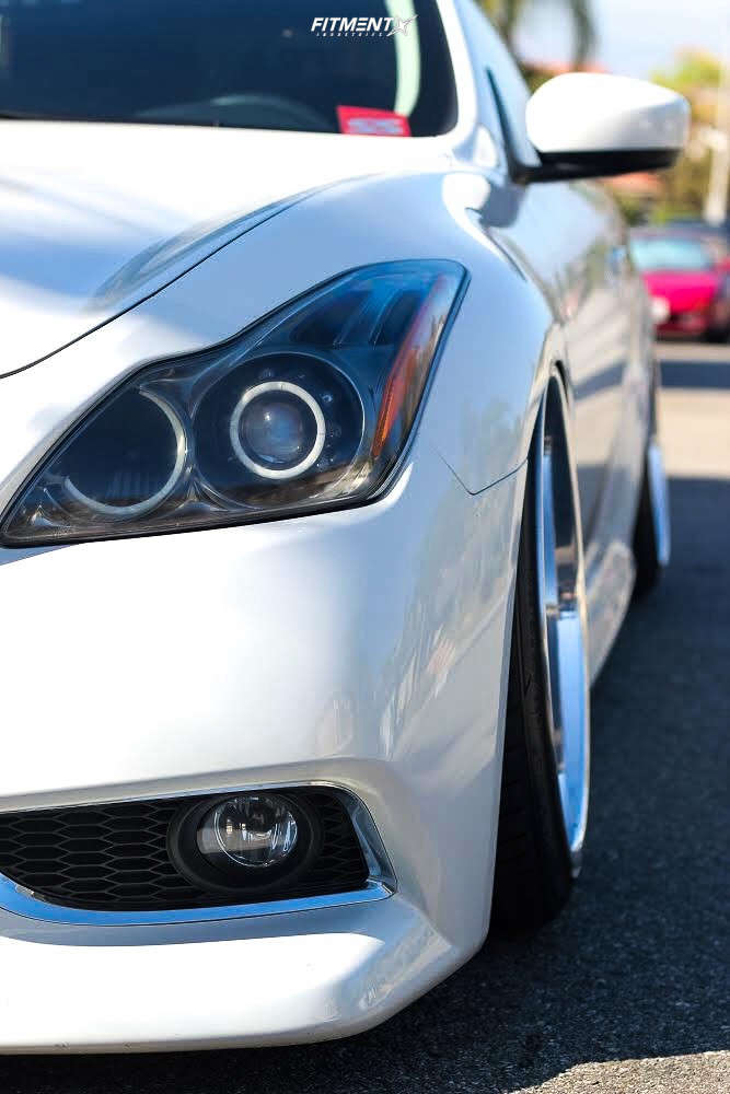 2014 INFINITI Q60 Sport with 19x9.5 Weds Vishunu and Hankook 225x40 on ...