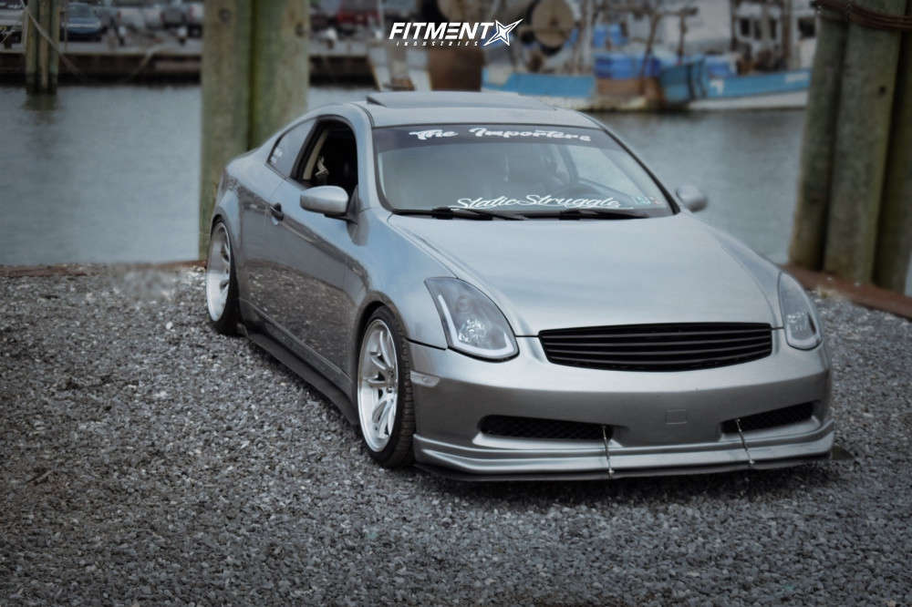 2004 INFINITI G35 Rwd 2dr Coupe w/Leather (3.5L 6cyl 6M) with 19x9.5 ...