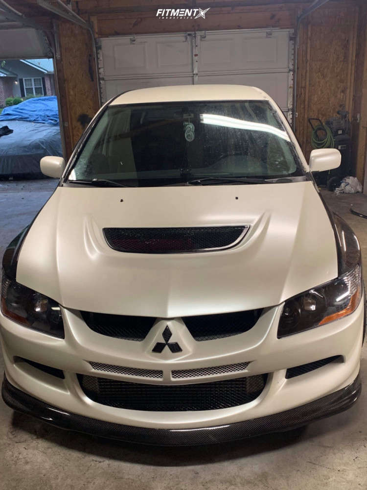 2003 Mitsubishi Lancer Evolution with 17x9 Enkei RPF1 and Mickey ...