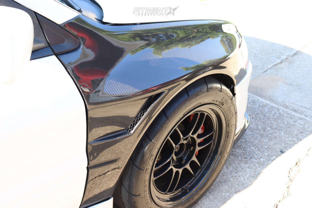 2003 Mitsubishi Lancer Evolution with 17x9 Enkei RPF1 and Mickey ...