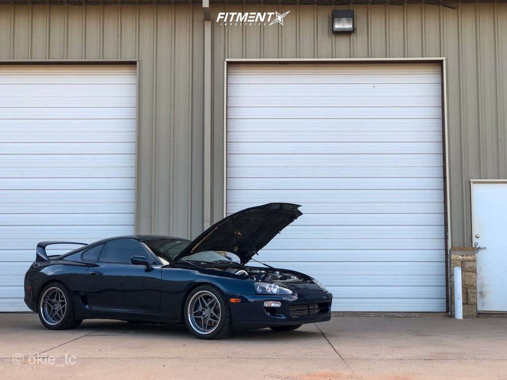 1993 Toyota Supra Base with 18x9.5 Heritage Ebisu and Toyo Tires 265x35 ...