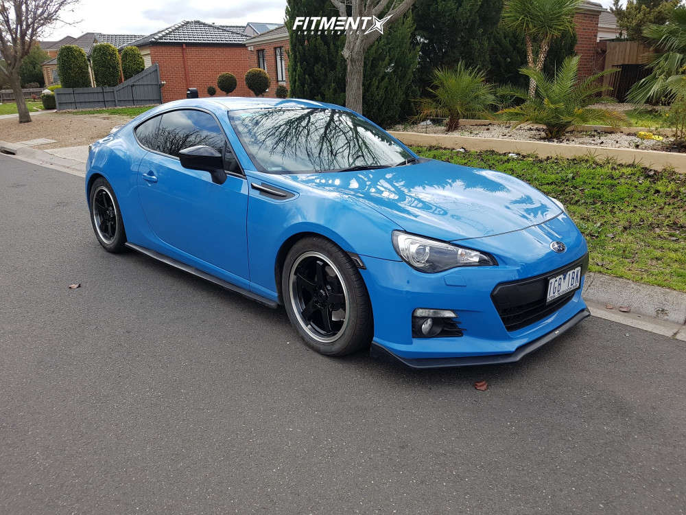 2015 Subaru BRZ Series.Blue with 17x7.5 Hussla GT and Zeta 235x45 on ...