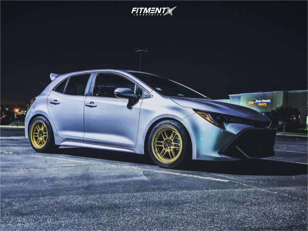 2019 Toyota Corolla SE with 17x9.5 Enkei RPF1 and Nitto 255x45 on ...