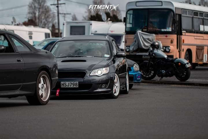 2006 Subaru Legacy GT spec.B with 17x8 Volk Te37 and Bridgestone 215x45 ...