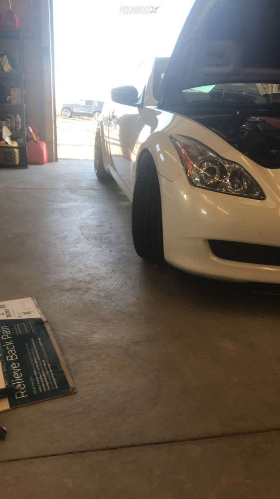 2009 INFINITI G37 X with 19x9.5 ESR Sr08 and Michelin 245x40 on Coilovers | 807939 | Fitment ...