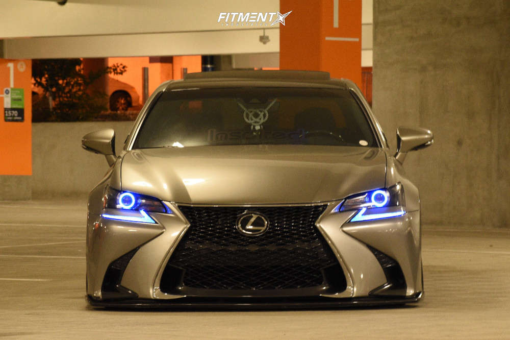 2016 Lexus GS350 F Sport with 19x9.5 Work Emotion D9r and Hankook ...