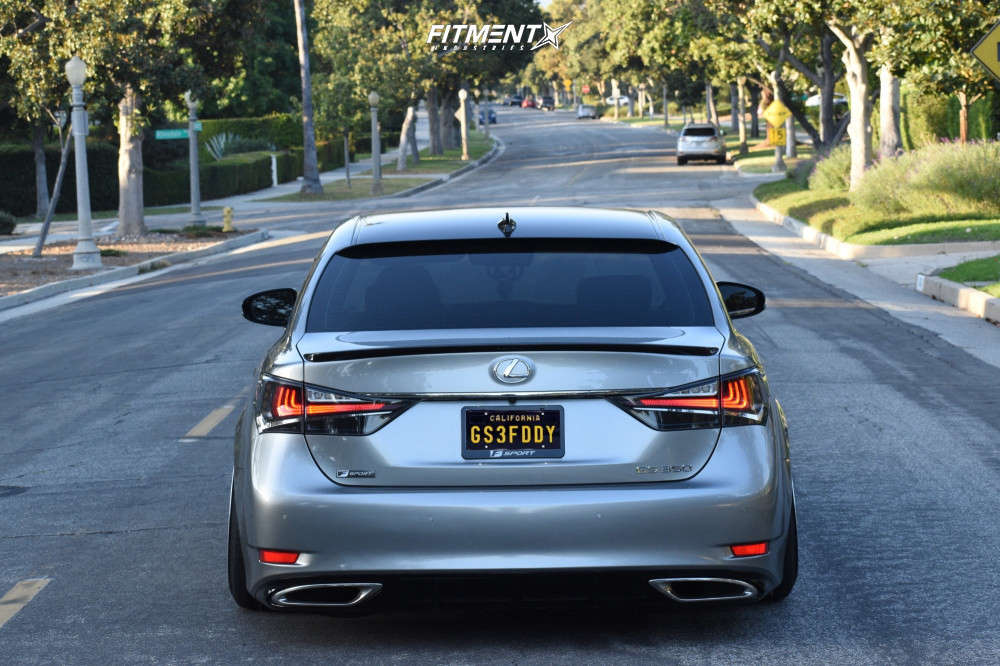 2016 Lexus GS350 F Sport with 19x9.5 Work Emotion D9r and Hankook ...