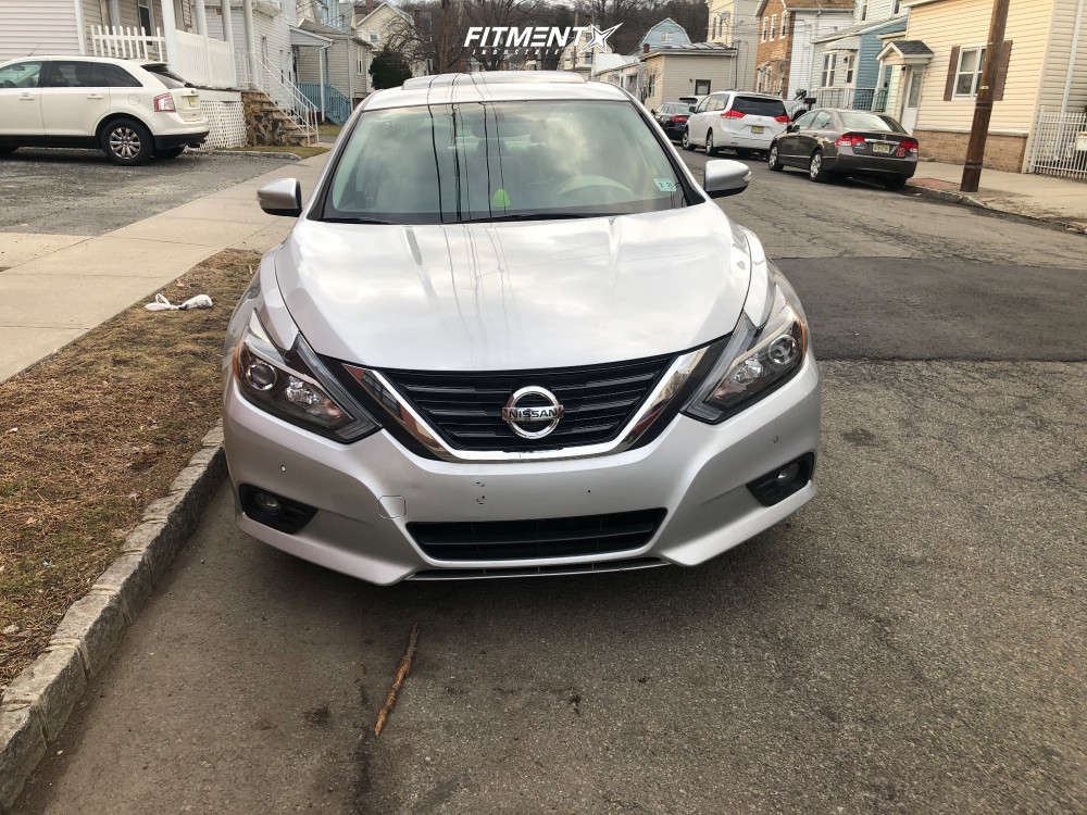 2016 Nissan Altima SL with 18x8 Enkei Lusso and Continental 235x45 on ...