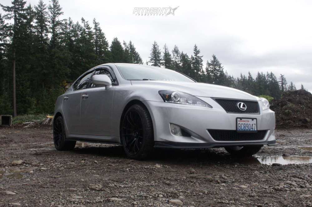 2006 Lexus IS350 Base with 18x9.5 AVID1 AV20 and Continental 255x35 on ...