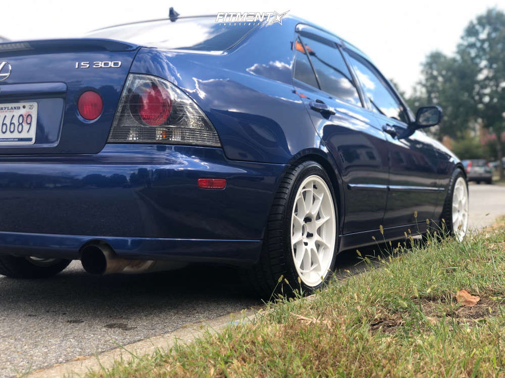 2002 Lexus IS300 Base with 17x8 Enkei Nt03rr and Michelin 225x45 on ...