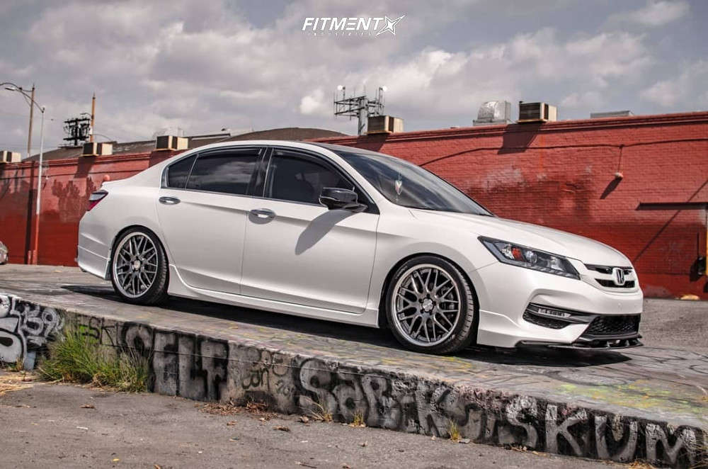 2015 Honda Accord Sport with 19x8.5 Work Lanvec Lm1 and Hankook 245x35 on Coilovers | 809108 ...