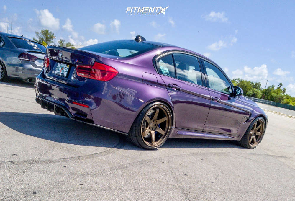 2018 BMW M3 Base with 20x9.5 Volk Te37 Ultra and Michelin 265x35 on ...