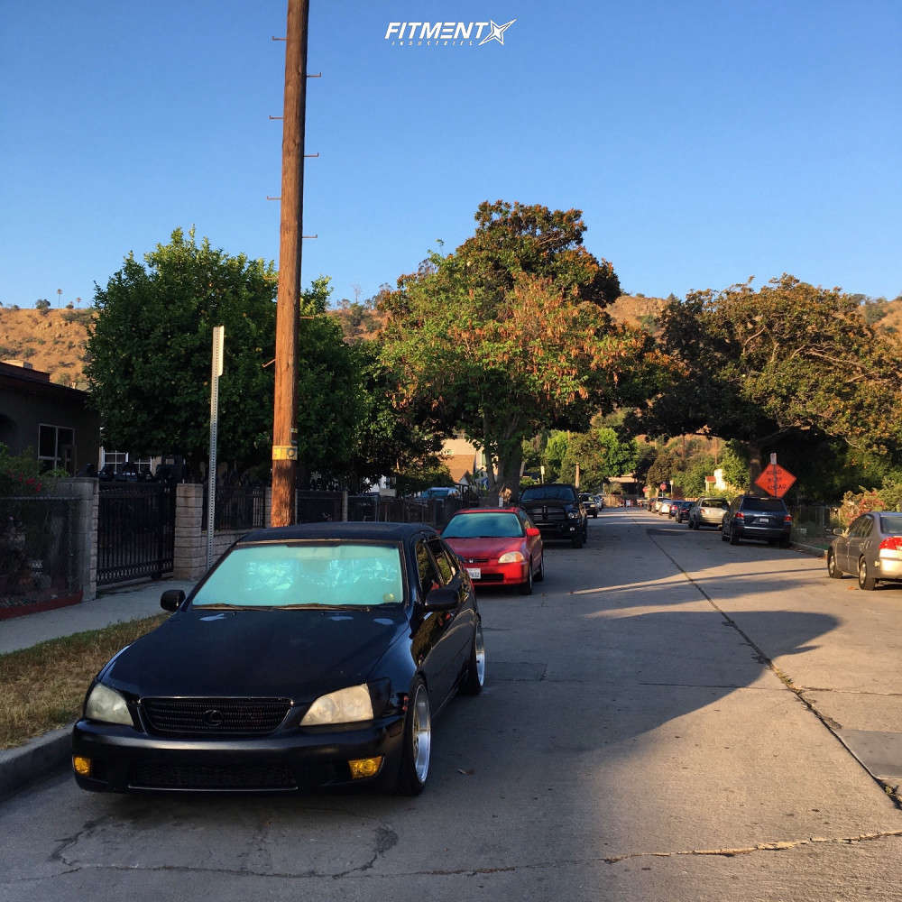 2001 Lexus IS300 Base with 18x9 STR 601 and Bridgestone 225x40 on ...