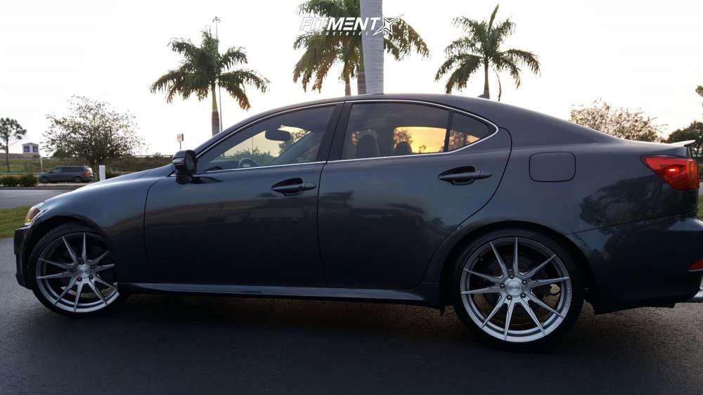 2010 Lexus IS350 Base with 19x8.5 Rohana Rf2 and Ohtsu 225x35 on ...