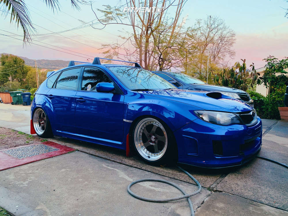2011 Subaru WRX Base with 18x9.5 ESR Sr02 and Lionhart 225x40 on Air ...