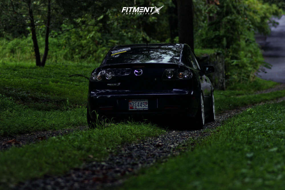 2009 Mazda 3 GT with 18x8 Drag Dr31 and Nitto 205x40 on Coilovers ...
