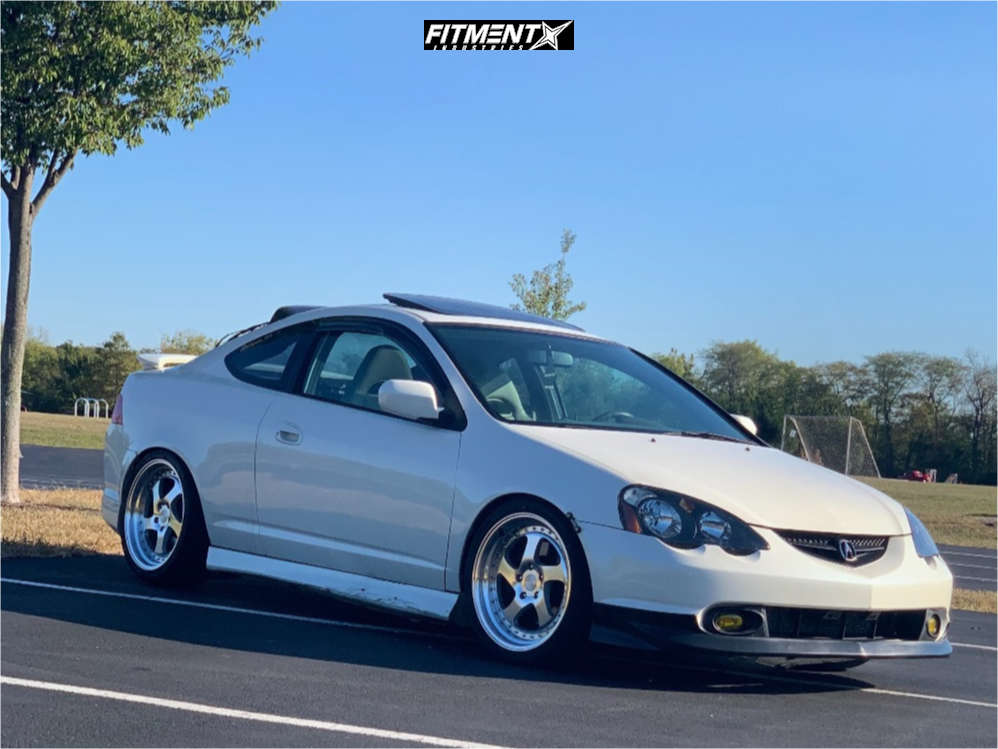 2002 Acura RSX Type-S with 18x8.5 ESR Sr02 and Federal 245x35 on Coilovers | 810730 | Fitment ...