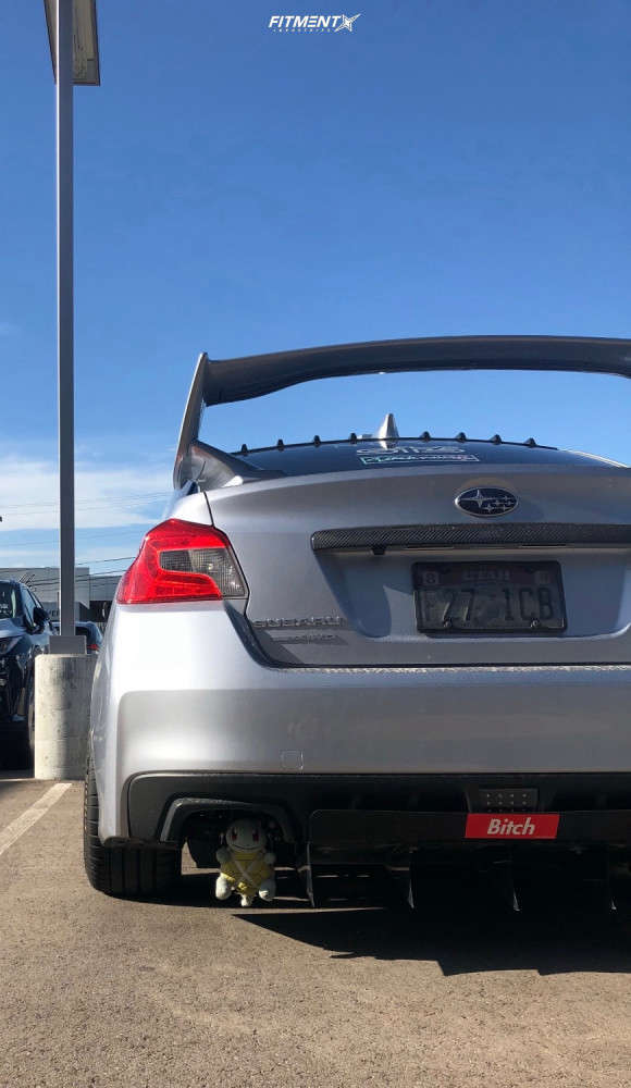 2018 Subaru WRX STI Base with 18x9.5 ESR Sr08 and Michelin 255x35 on ...