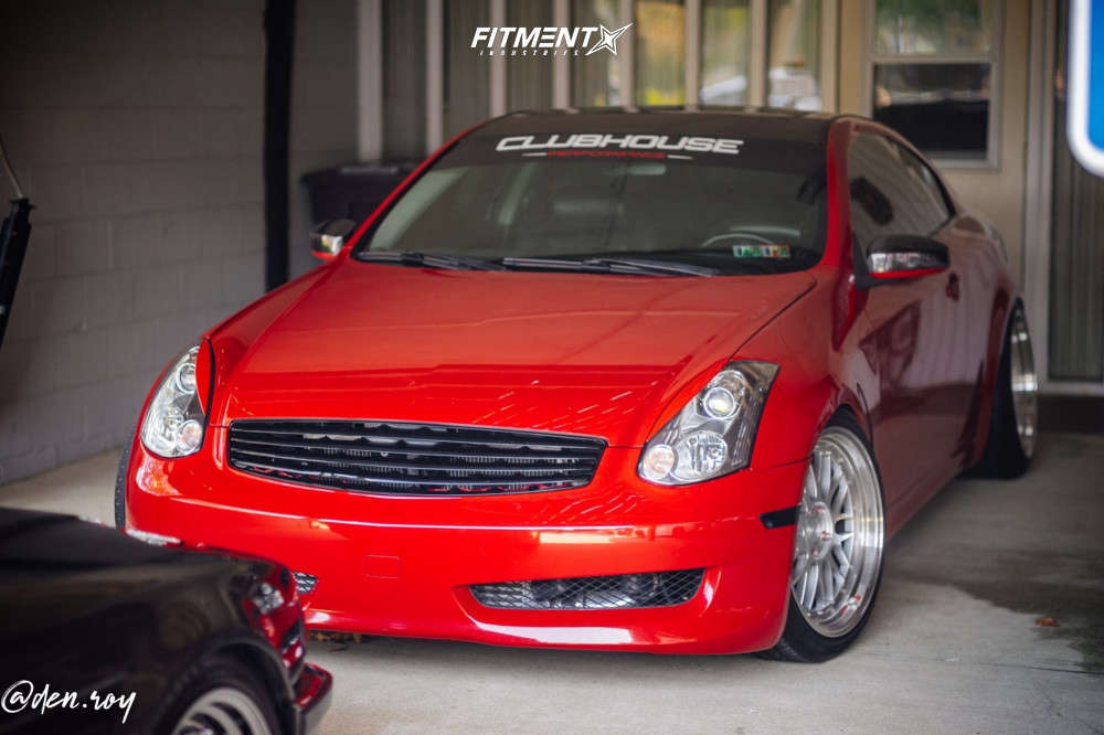 2006 INFINITI G35 2dr Coupe (3.5L 6cyl 6M) with 19x9.5 Varrstoen Es1 ...