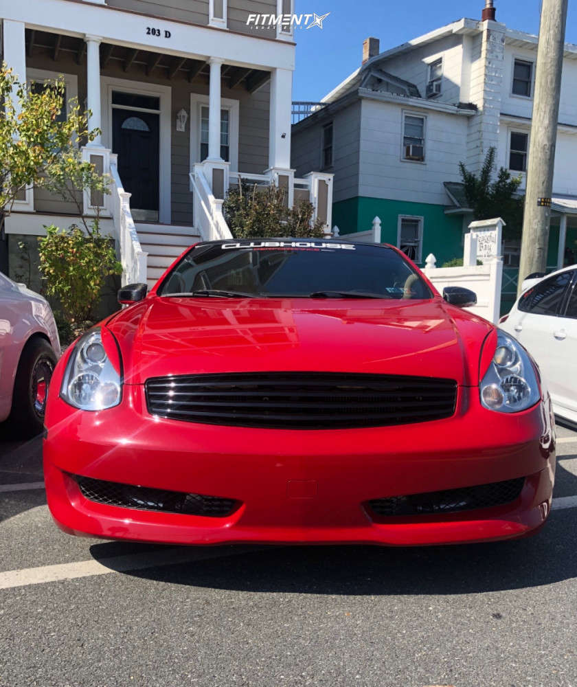 2006 INFINITI G35 2dr Coupe (3.5L 6cyl 6M) with 19x9.5 Varrstoen Es1 ...