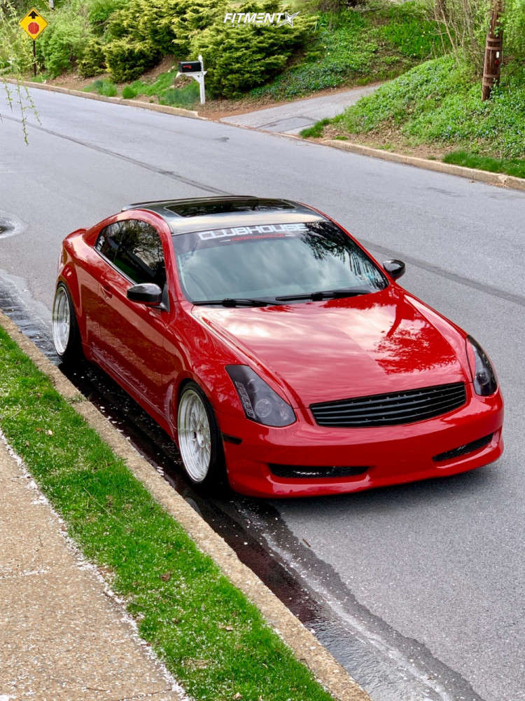 2006 INFINITI G35 2dr Coupe (3.5L 6cyl 6M) with 19x9.5 Varrstoen Es1 ...