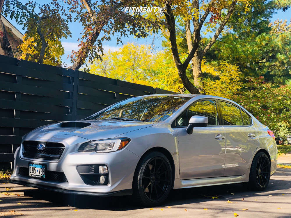 2017 Subaru WRX Limited with 18x9.5 AVID1 AV21 and Cosmo 255x35 on ...
